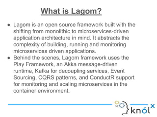 A Go-Through With Lagom Application | PPTX