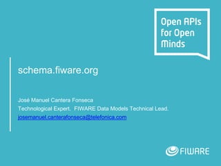 Schema.fiware.org: FIWARE Harmonized Data Models | PPT