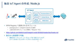 FIWARE Building your own IoT agent | PPTX