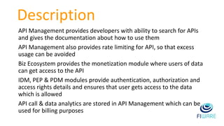 FIWARE Global Summit - FIWARE's API Management | PPT