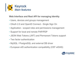 FIWARE Identity Management and Access Control | PPT