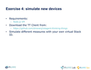 FIWARE Developers Week_IoT Agents with Thinking Things and OMA lightweight M2M_conference | PPT