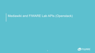Deploy MediaWiki usgin Fiware Lab Facilities | PPT