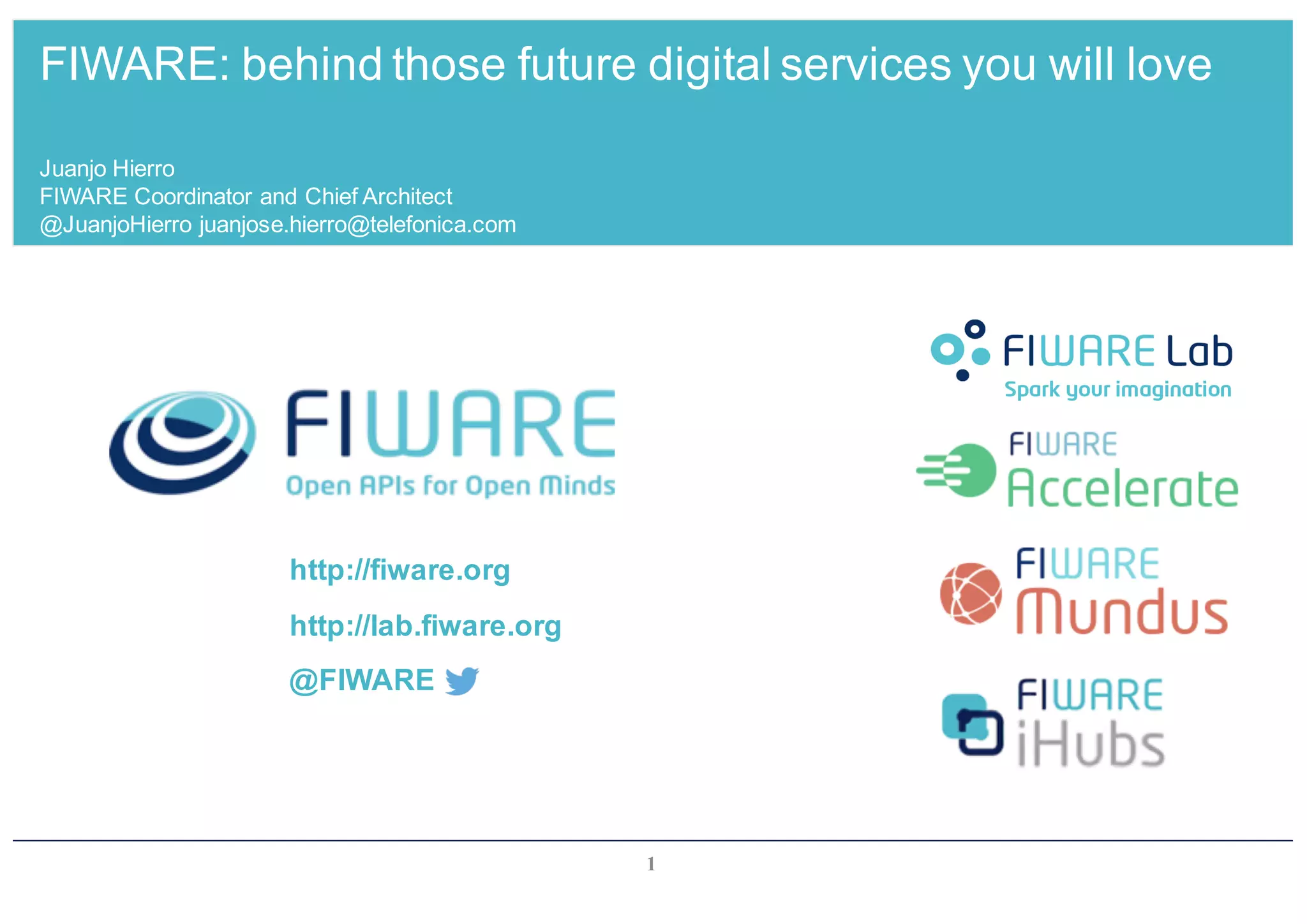 FIWARE Foundation | PDF