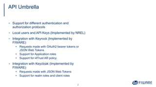 FIWARE Training: API Umbrella | PDF