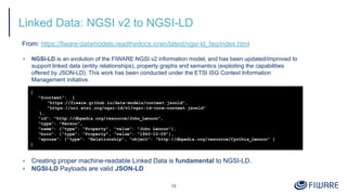 FIWARE Training: JSON-LD and NGSI-LD | PPT