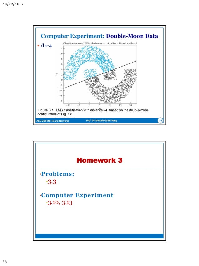 Neural Networks: Least Mean Square (LSM) Algorithm | PDF