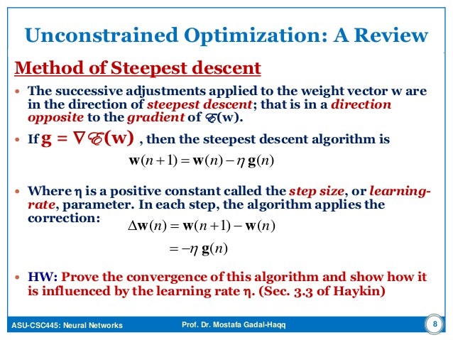Neural Networks: Least Mean Square (LSM) Algorithm Neural Networks: Least Mean Square (LSM) Algorithm