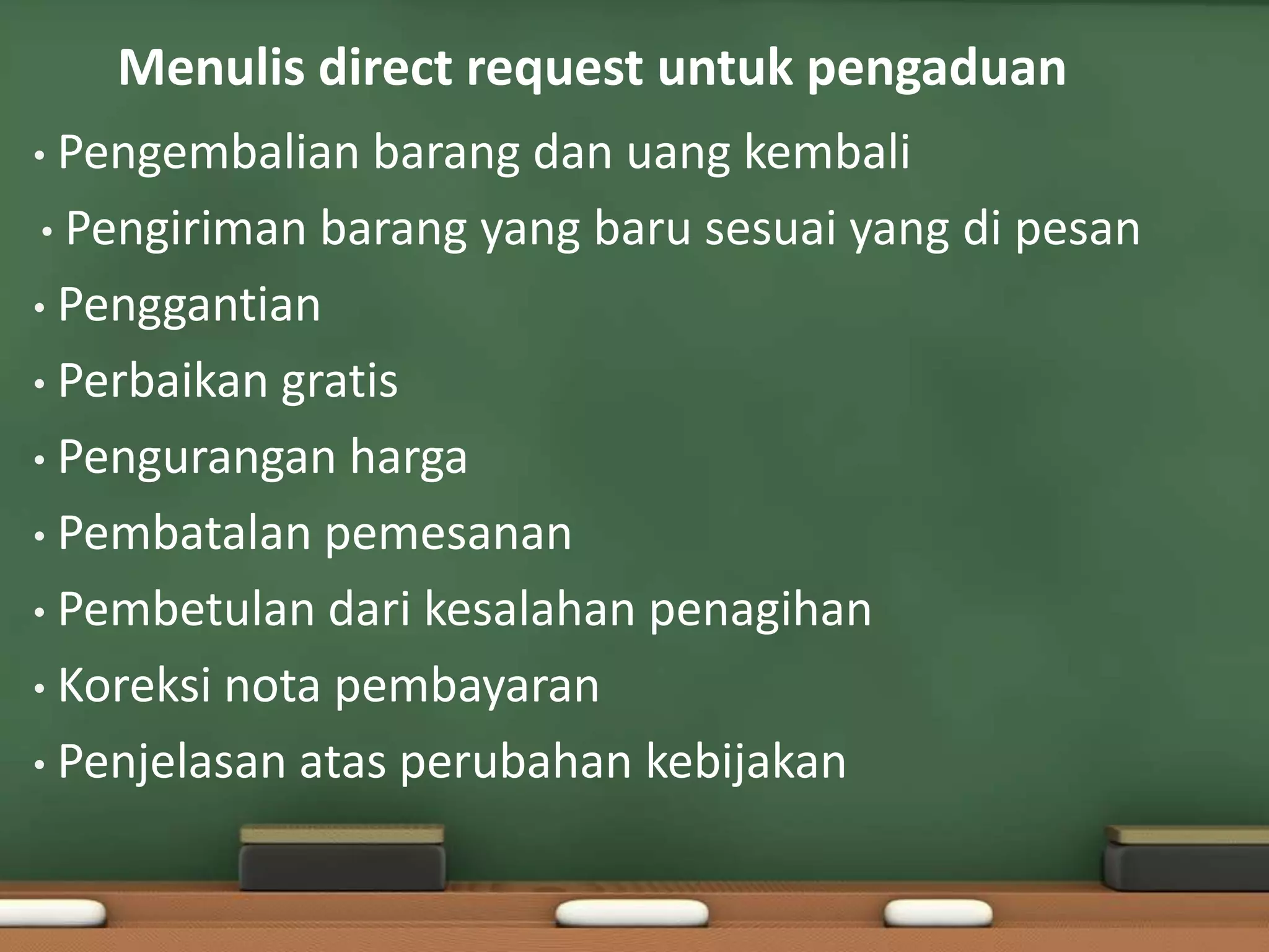 penulisan direct request | PPTX