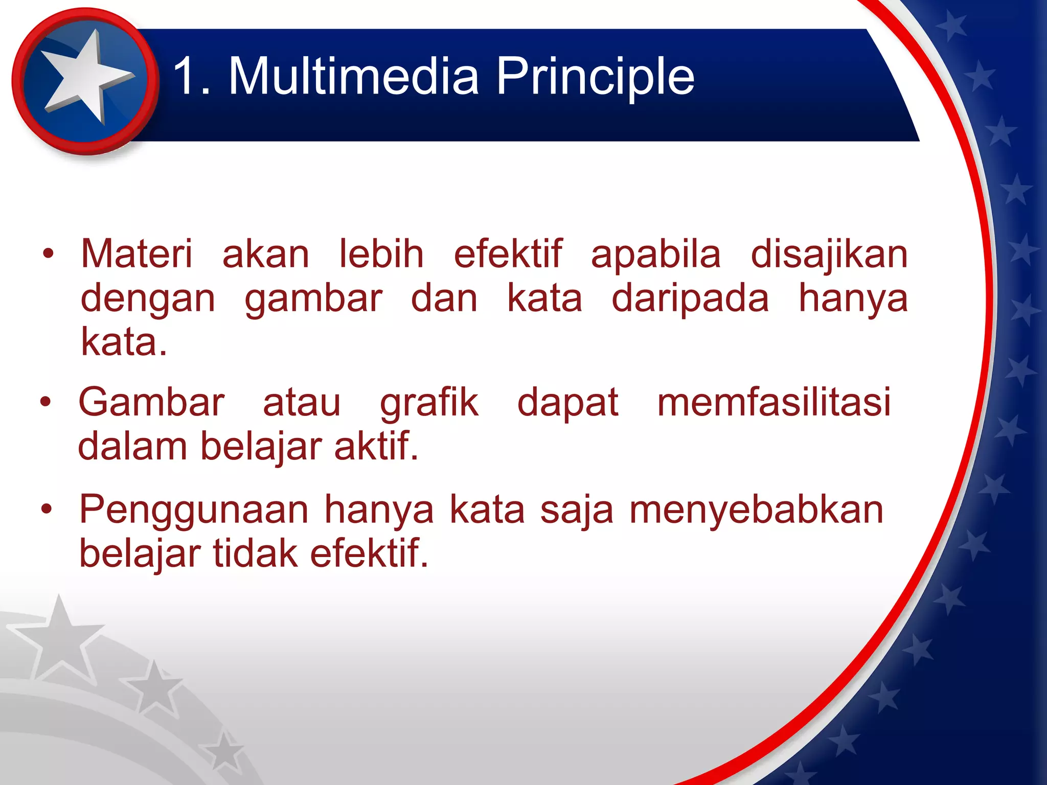 8 Prinsip Media Pembelajaran | PPTX