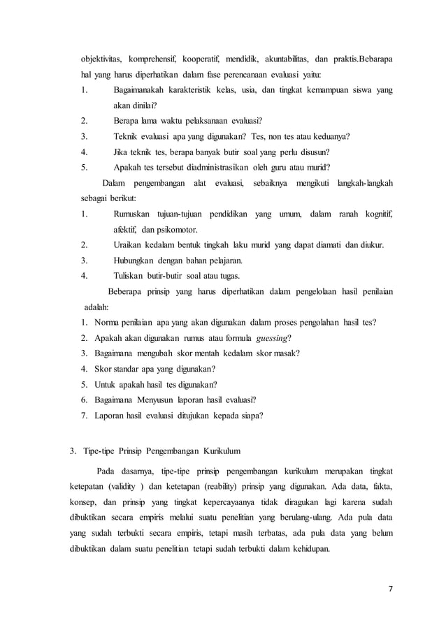 Paper Landasan Pengembangan Kurikulum | PDF