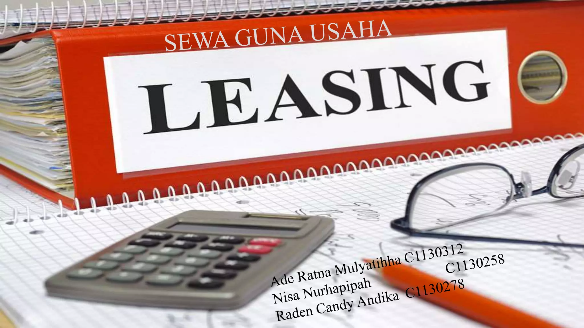 Lembaga Keuanagan - Leasing | PPTX