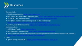 Fix "SDMX Data APIs" | PPT