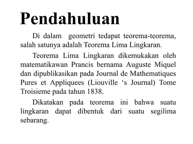 Pembuktian Teorema Lima Lingkaran (Proof of Five Circles Theorem ...