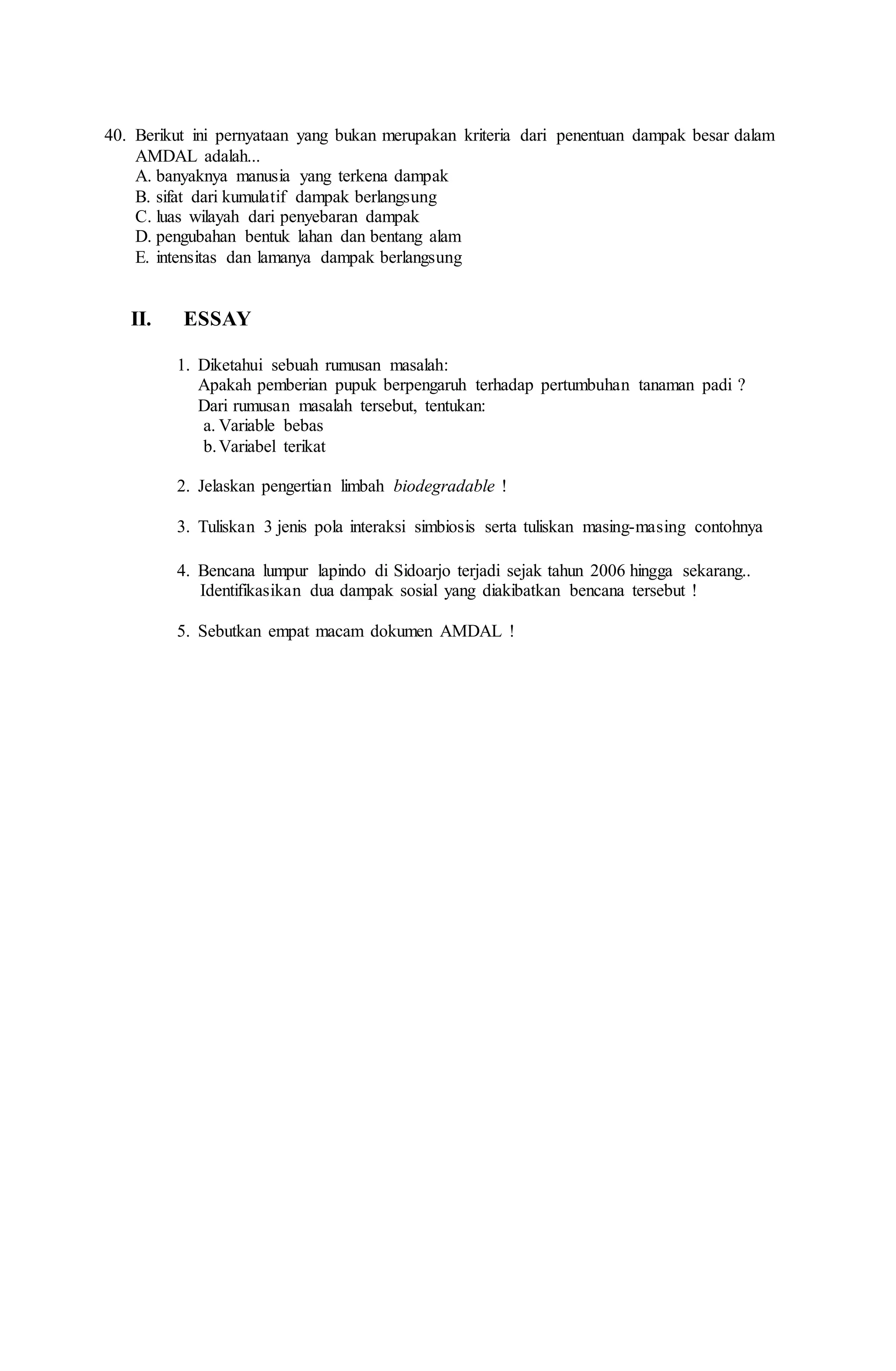 Fix soal susulan usbn ipa smk k06 | PDF
