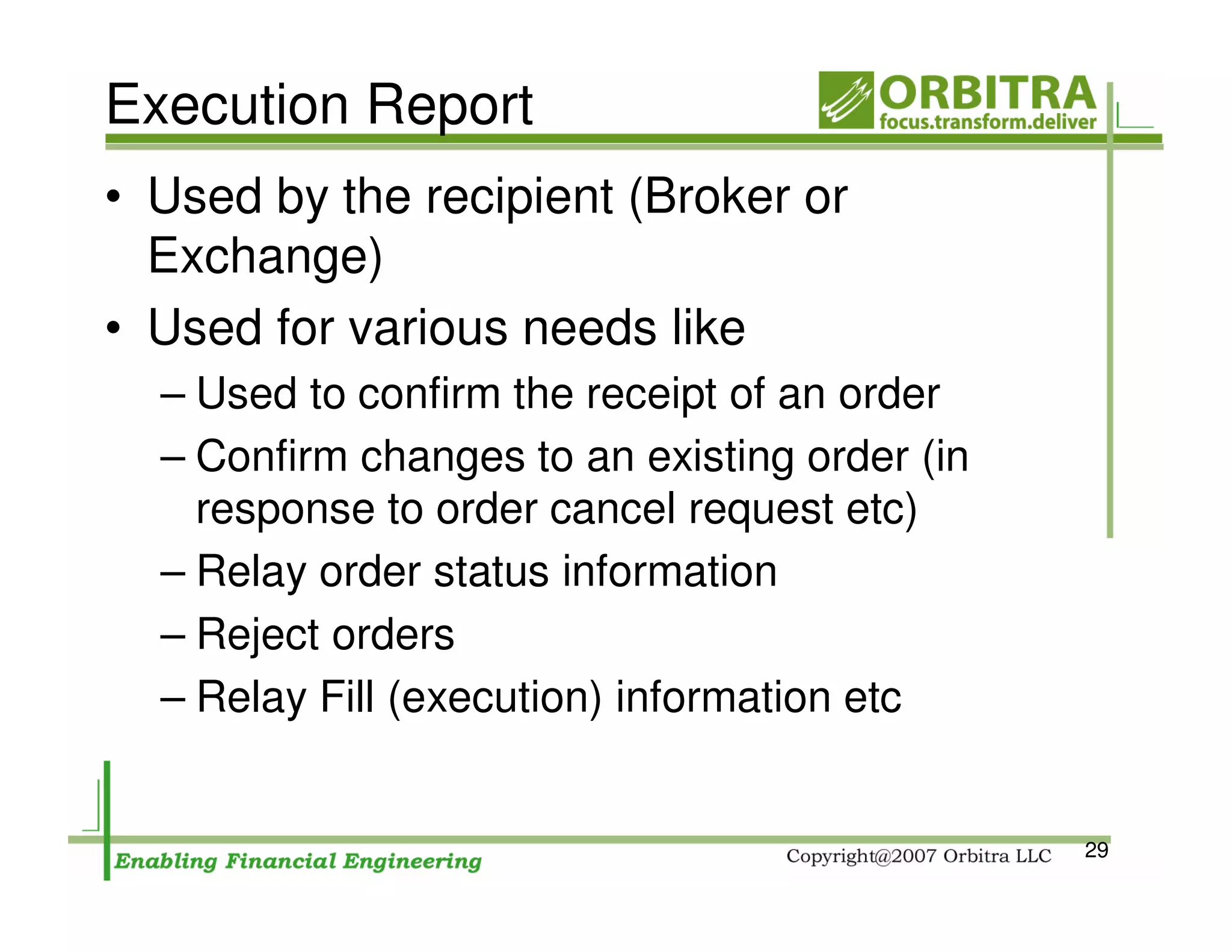 FIX Protocol Overview. | PDF