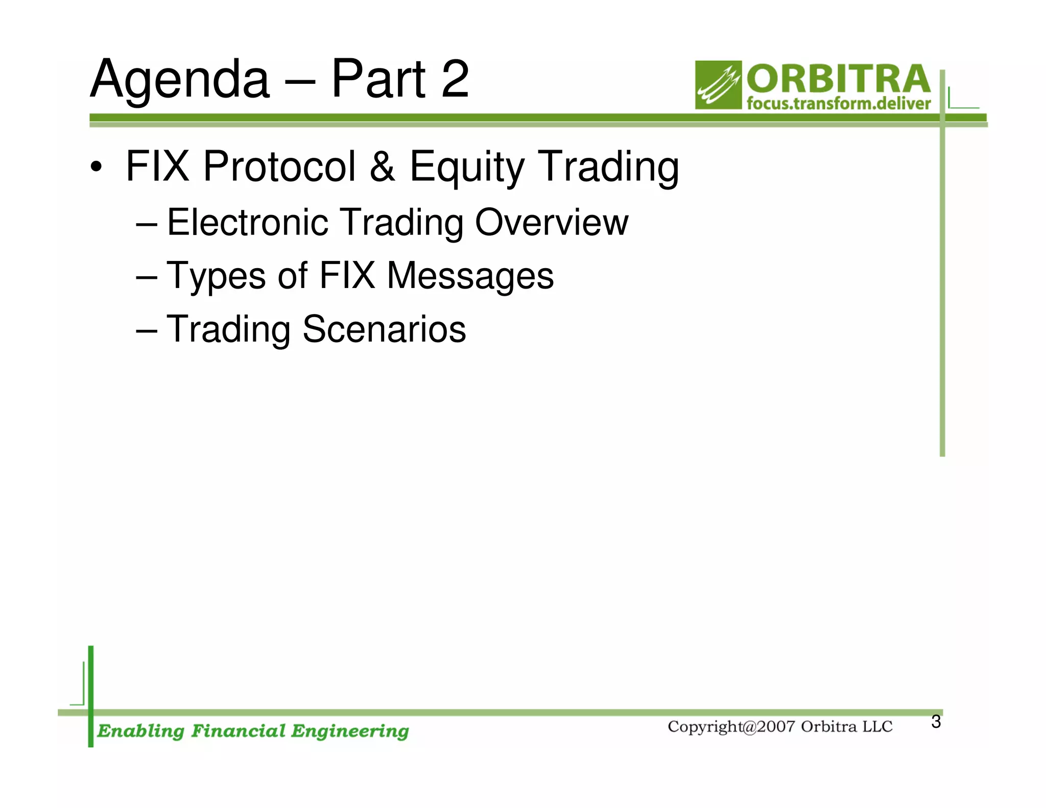 FIX Protocol Overview. | PDF