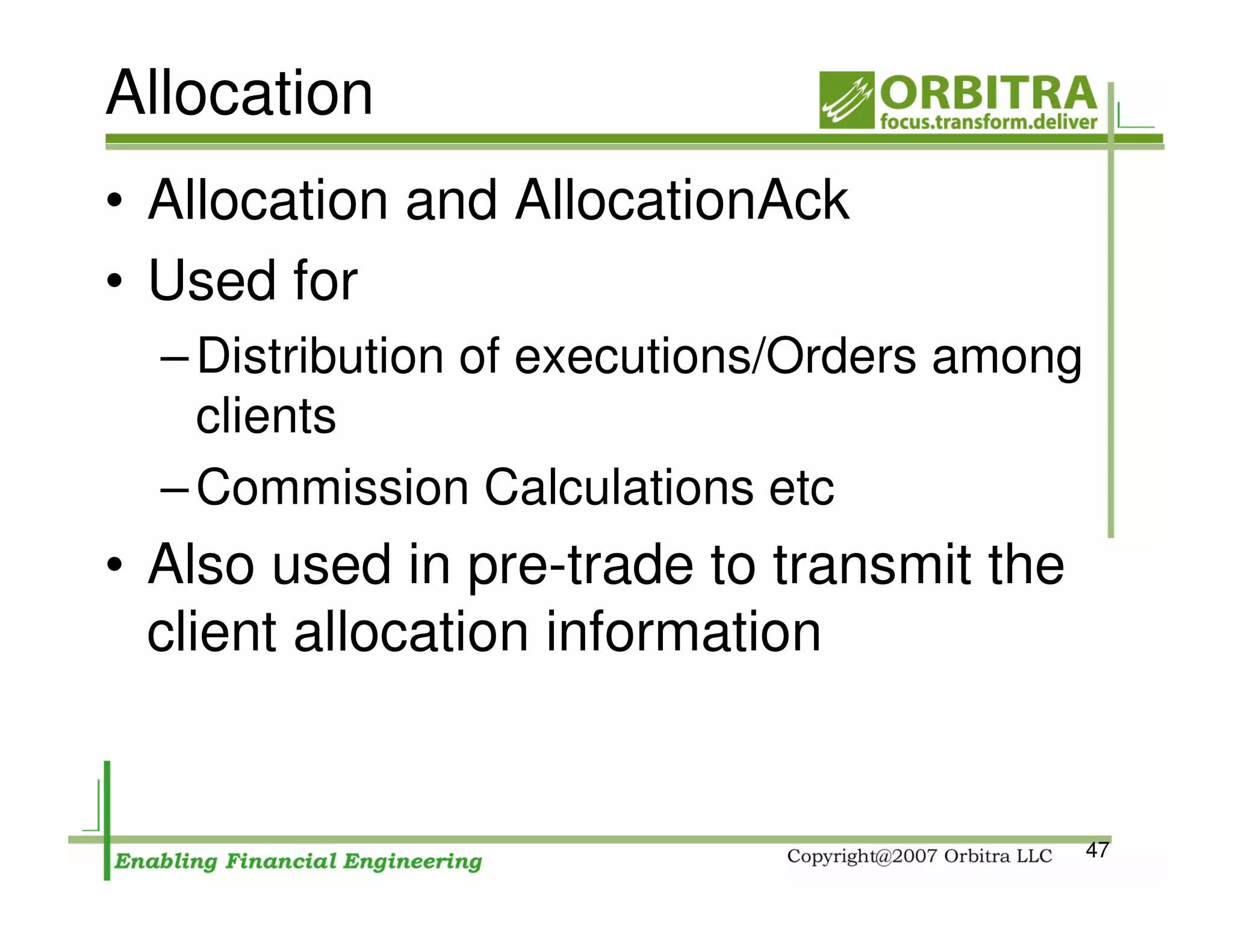 FIX Protocol Overview. | PDF
