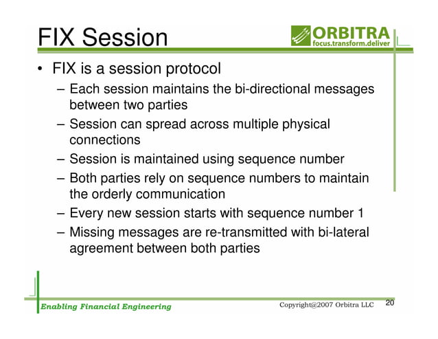 FIX Protocol Overview. | PDF