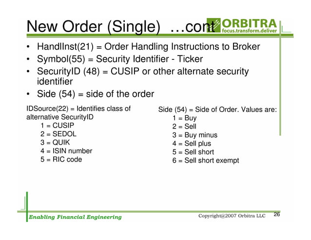 FIX Protocol Overview. | PDF
