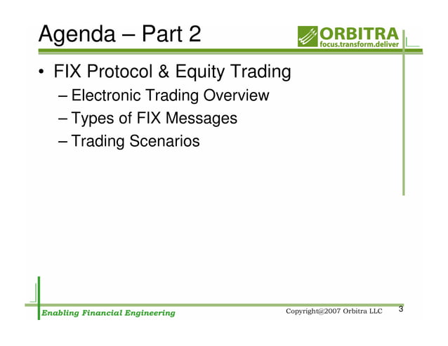 FIX Protocol Overview. | PDF