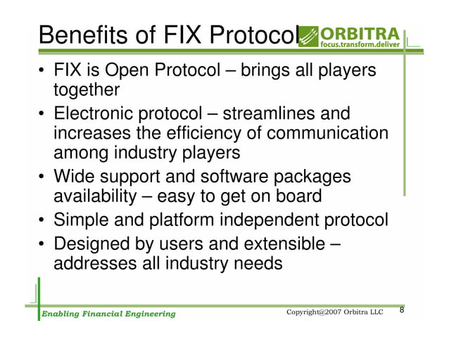 FIX Protocol Overview. | PDF