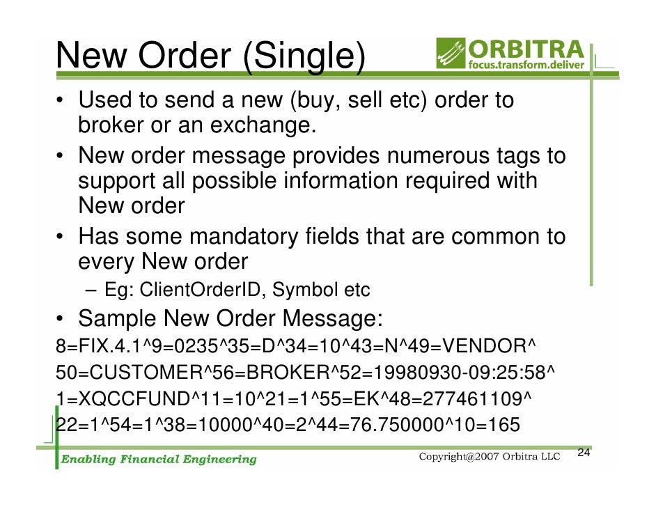 FIX Protocol Overview.