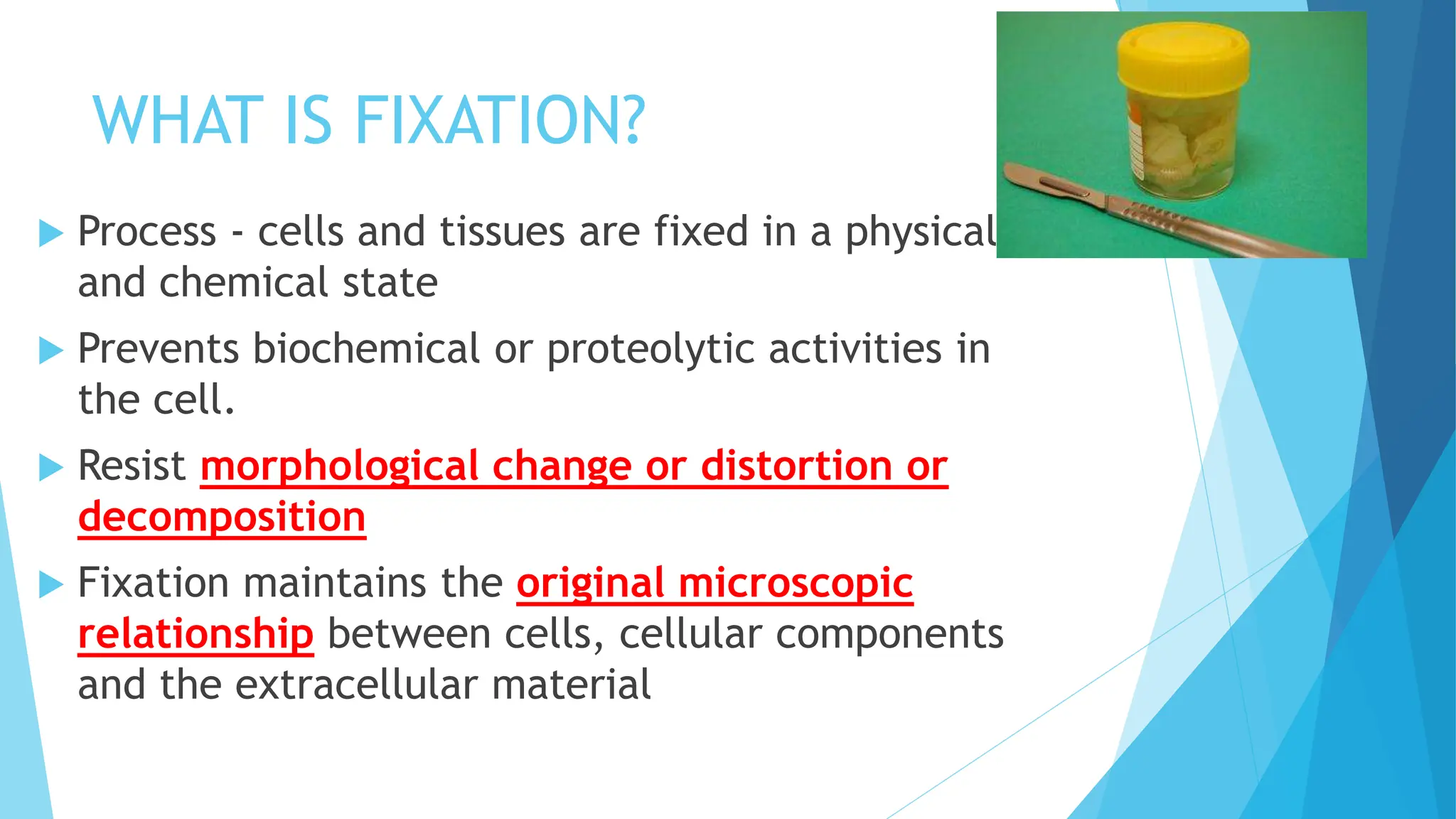 FIXATION AND PROCESSING OF TISSUE SPECIMEN.pptx