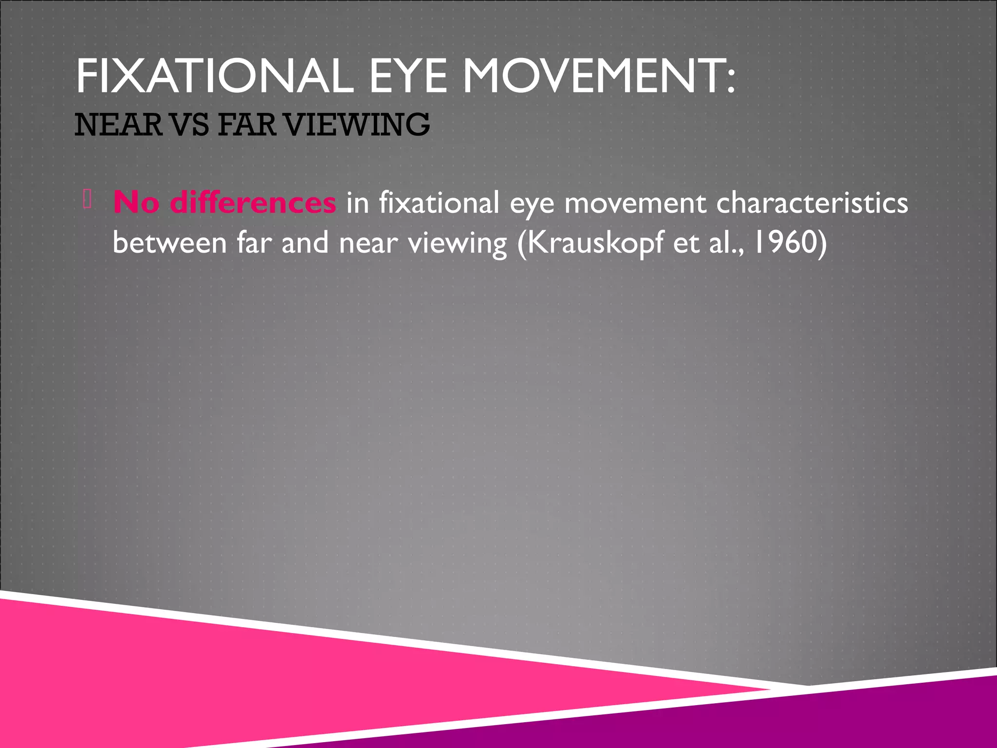 Fixation Characteristics And Abnormalities Ppt Computer Animation