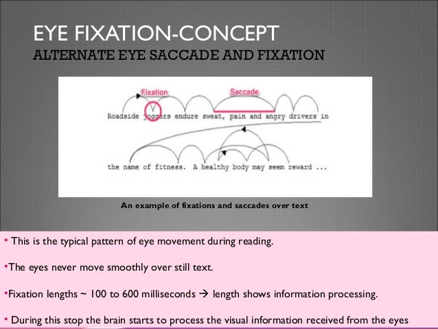 Fixation characteristics and abnormalities