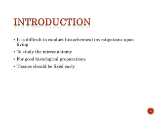 Fixation & fixatives in histopathology, dr naveen reddy | PPTX