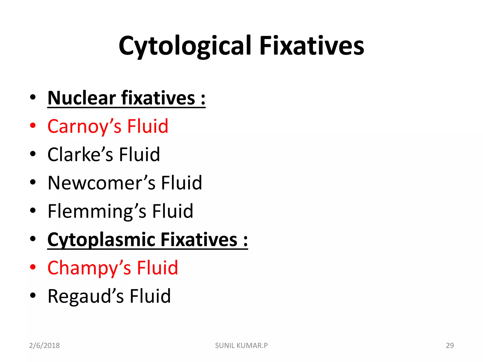 Fixation of tissues | PPTX