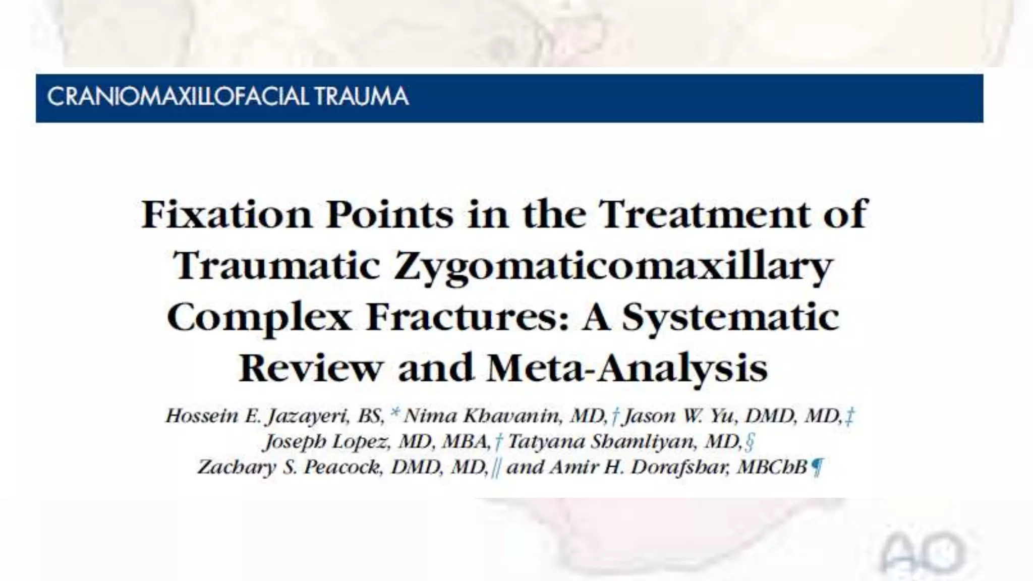 Dr. Shweta R. Yadav - Journal Club Presentation - Oral and ...