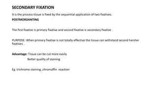 FIXATIVES in Pathology for Postgraduate and DMLT | PPTX