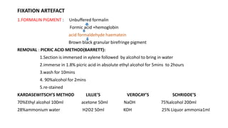 FIXATIVES in Pathology for Postgraduate and DMLT | PPTX
