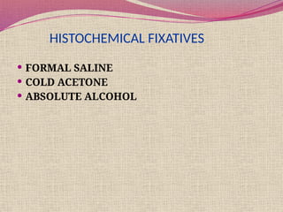 histopathology fixatives PathologyFIXATIVES.pptx