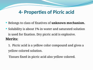 Define Fixative types and classification | PPT