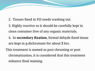 Define Fixative types and classification | PPT
