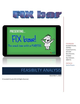 Fix Bar Feasibility Analysis | PDF