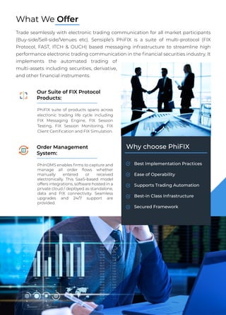 Enable Trade with FIX Protocol-based Products - PhiFIX | PDF