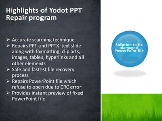 Fix corrupt power point file | PPTX | IT and Internet Support | Internet