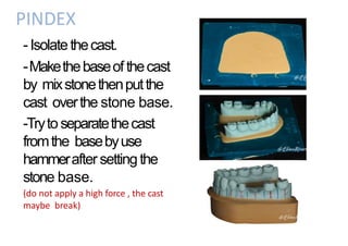 cast and die preparation in fixed prosthodontics | PDF