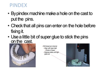 cast and die preparation in fixed prosthodontics | PDF