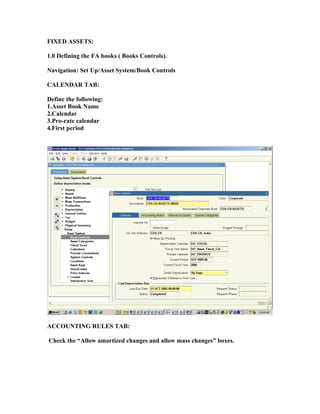 Fixed assets-set-up | DOC