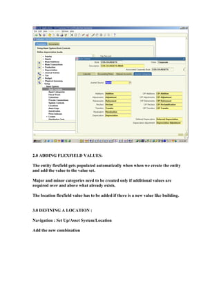 Fixed assets-set-up | DOC