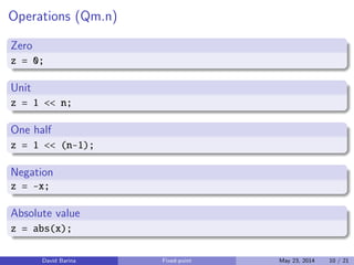Fixed-point arithmetic | PDF | Computing | Technology & Computing
