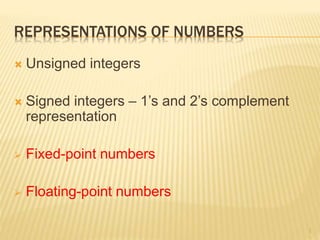 Fixed point and floating-point numbers | PPSX