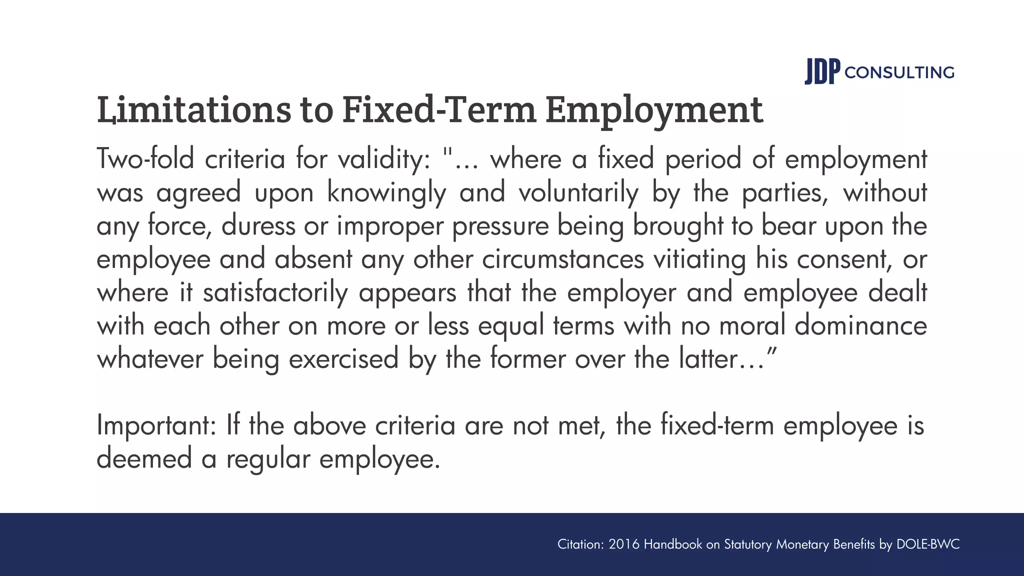 Fixed-Term Employees | PDF