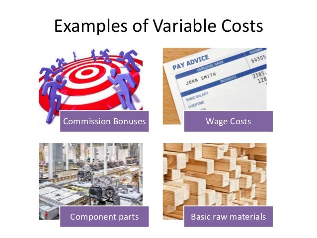 Variable Cost Examples