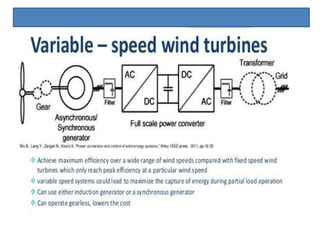 Fixed and variable speed turbine | PPTX